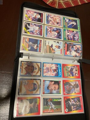 baseball 585 cards binder full, top 40's collection all teams plus ...
