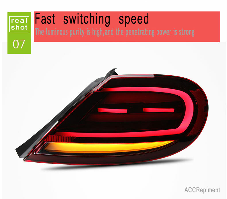 2012-2019 VW Beetle LED Tail Light Assembly Left & Right Red | Clear ...