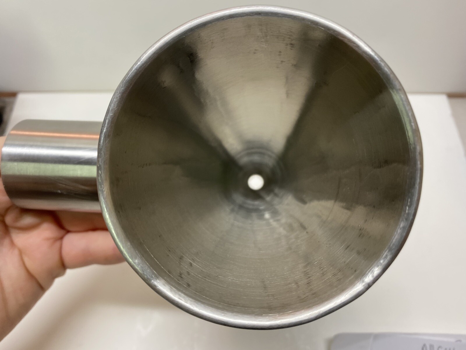 Auger Filler Funnel W/ Dust Collection ALL-FILL/ MATEER # ...