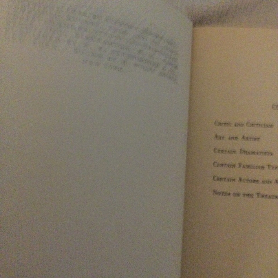 Vintage Book, Materia Critica by George Jean Nathan, 1st, 1924, VG+ in ...