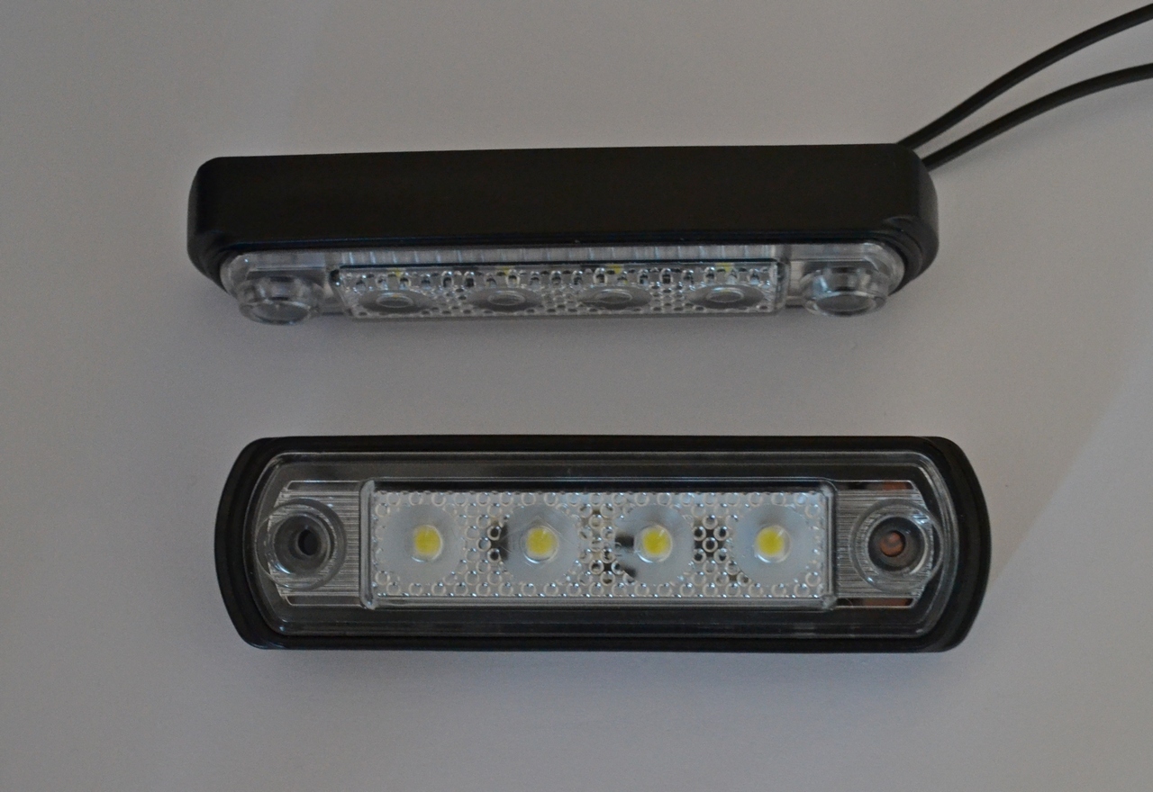 # 2X Front Marker LED Lamps Lights Kelsa Bar Flush for Scania MAN Volvo ...