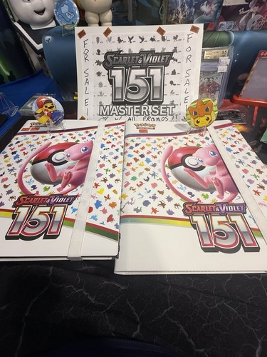 Pokémon 151 Master Set 100% Complete With All Promos Charizard 199/165 ...