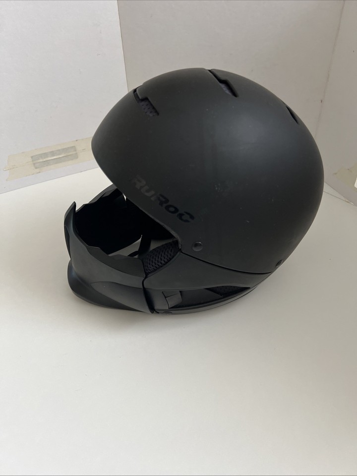 Ruroc Atlas 4.0 Street Crash Helmet Matt Black | eBay UK