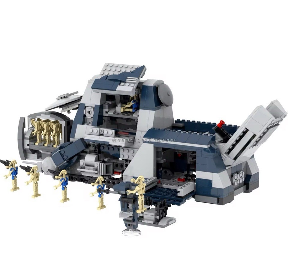 Trade Federation Droid Carrier Building Block Set – Star Wars Inspired ...