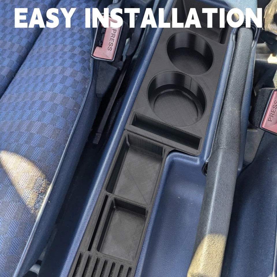 Center Console Cup Holder with Storage Box For Mercedes Benz 190 W201 ...