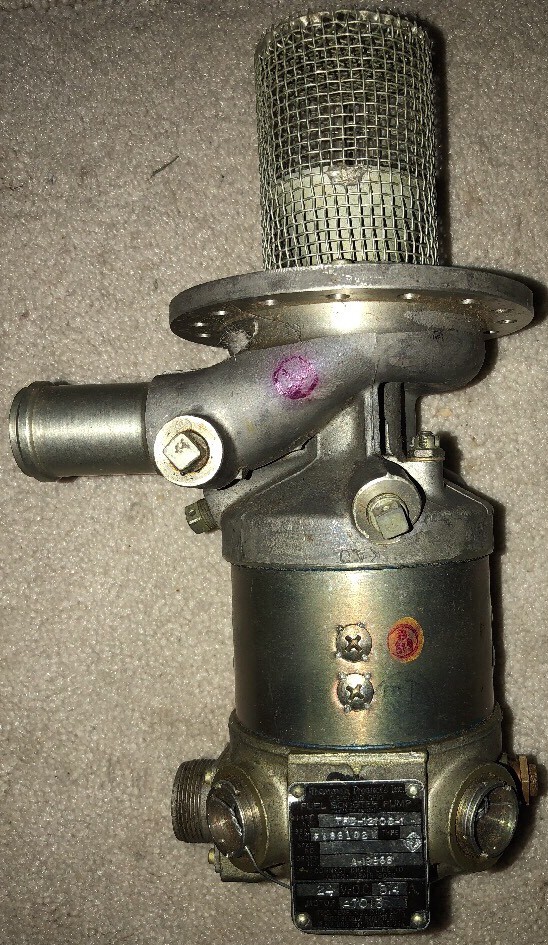 Thompson Aircraft Fuel Booster Pump WWll B-17 Flying Fortress-#TFD ...