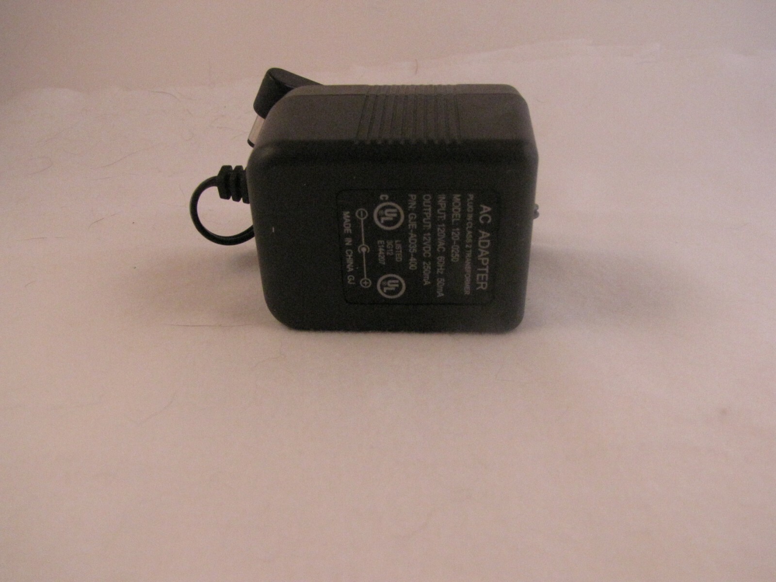 OEM GJE-AD35-400 AC Adapter Power Supply 120-0250 12V DC 250mA 2.5 X 5. ...