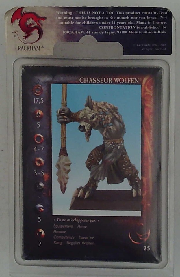 RACKHAM Confrontation: WOLFEN HUNTERS V3 (FR WFRG08) | eBay