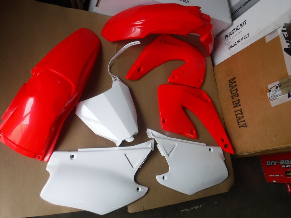 POLISPORT RESTYLE PLASTIC KIT HONDA CR125 CR250 CR125R CR250R 2000 2001 ...