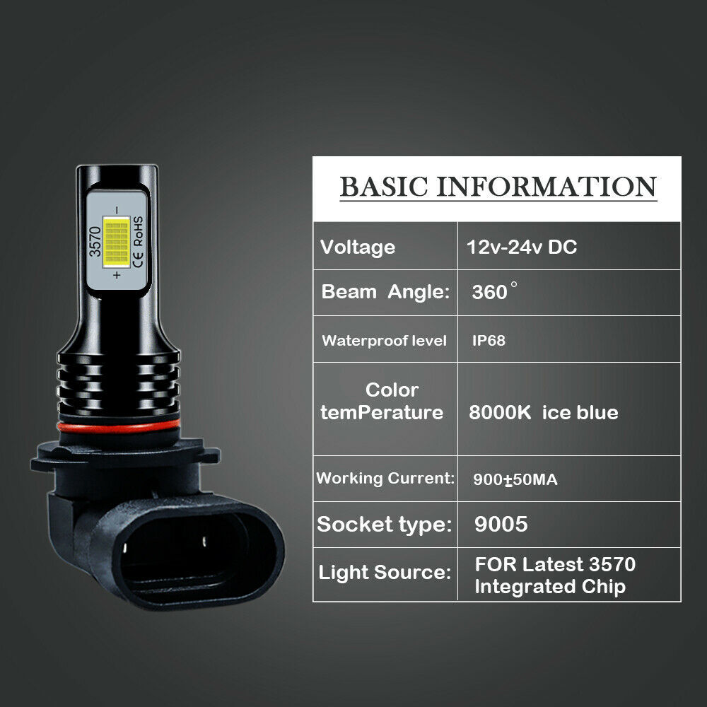For Cadillac Eldorado 1992-2002 LED Headlight Hi/Low Beam & Fog Lights ...