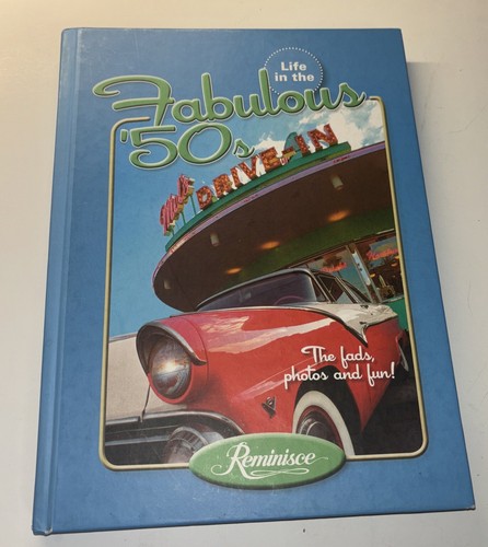 Reminisce Life In The Fabulous 50's Coffee Table Book | eBay