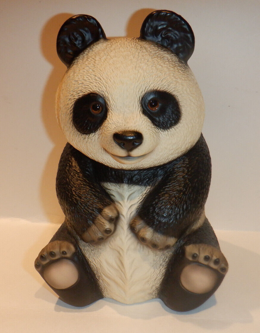 Global Art 1983 Harvey Knox Kingdom Numbered HAND PAINTED PANDA BEAR M ...