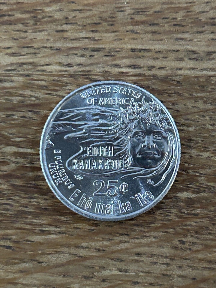 2023 D Edith Kanaka’ole “In Cod We Trust” Rare Misprint Quarter | eBay