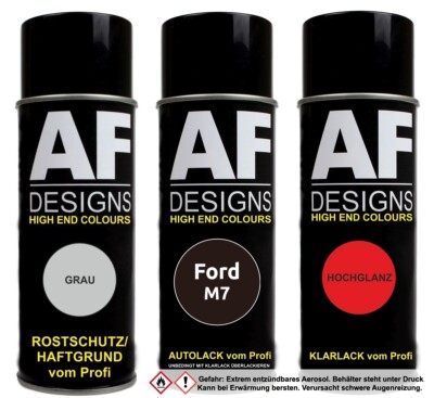 Spraydose für Ford M7 Morello Perl Autolack Klarlack Grundierung Set | eBay
