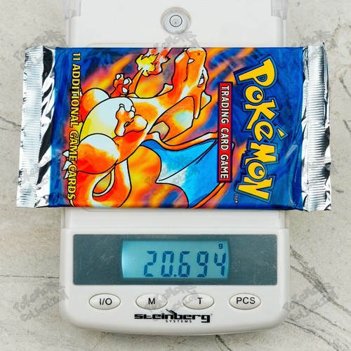 20.694g Charizard art Pokemon Base Set Booster Pack TCG 4th print UK ...