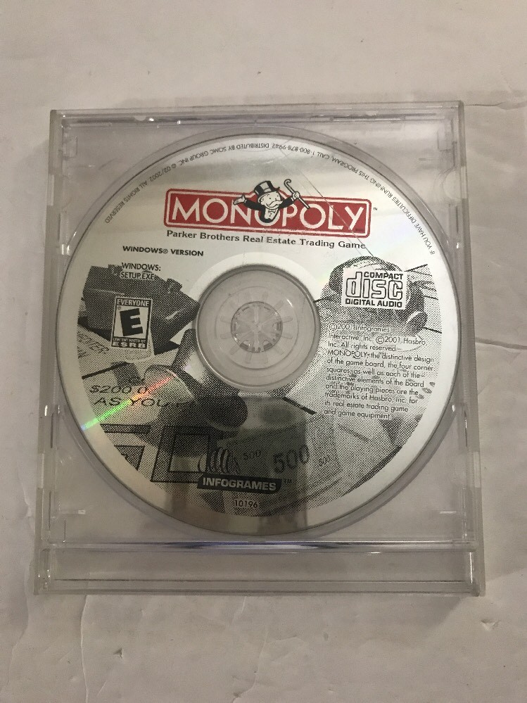 Monopoly CD-ROM (PC, 1996) Tested Ships N 24hrs 73000440367| eBay