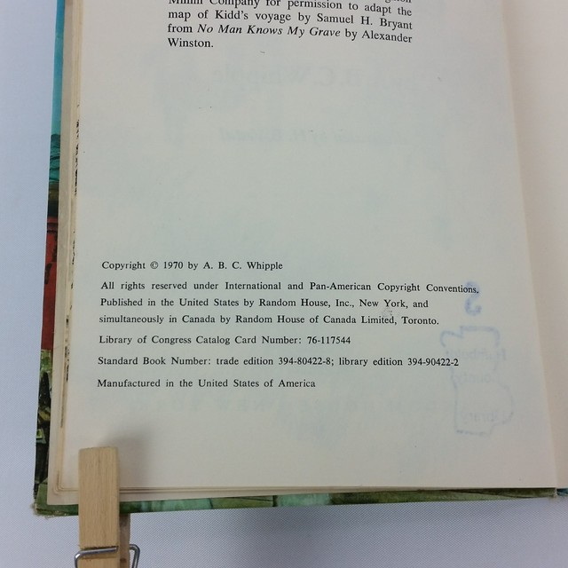 Landmark Ser.: Mysterious Voyage of Captain Kidd by Addison B. Whipple ...