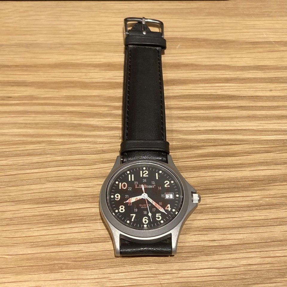 90s L.L.bean Field Watch Telux Quartz | eBay