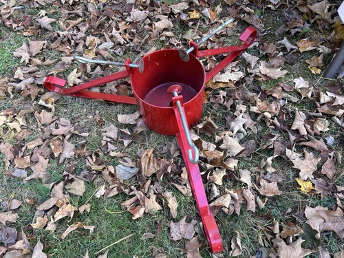 VINTAGE METAL STAND CHRISTMAS TREE STAND RED | eBay