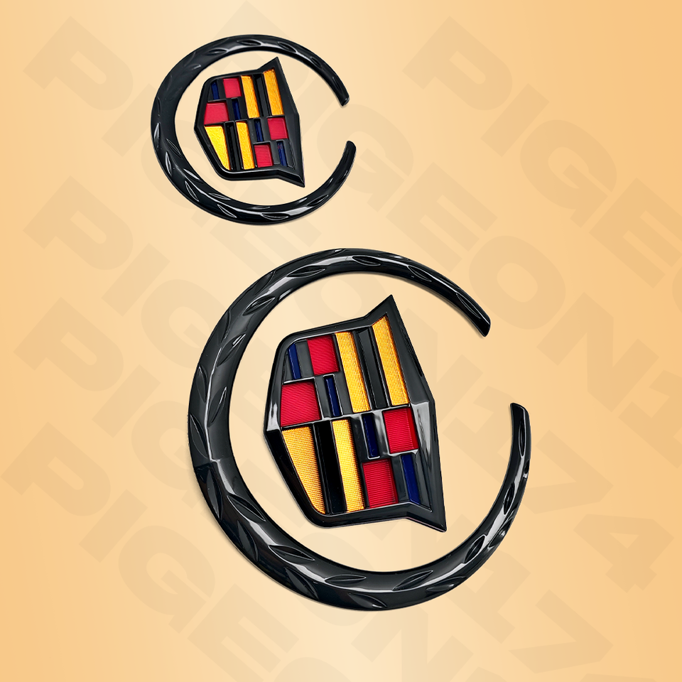 3D Front Grille Emblem Badge For ATS CTS STS Accessories Tailgate ...