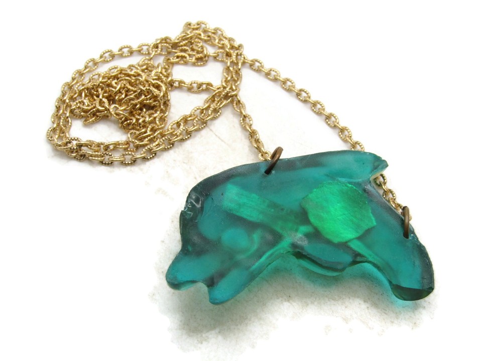 Lions International Dolphin Necklace St. Pete Hi-Noon Gold Tone | eBay