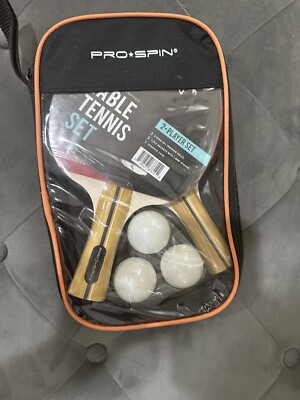 PRO-SPIN Ping Pong Paddles, 2-Player Set, High-Performance Table Tennis ...