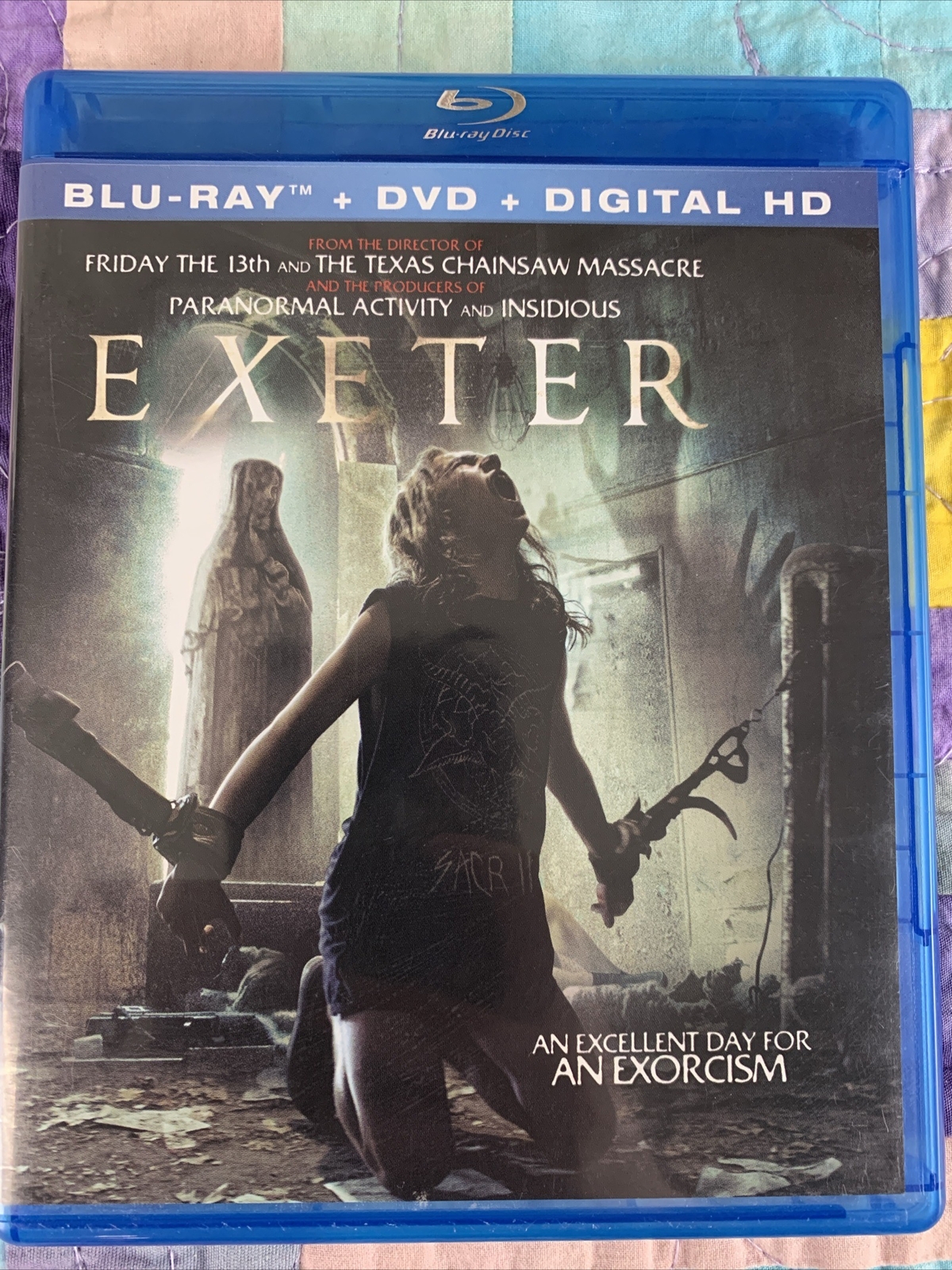 Exeter (Blu-ray/DVD 2012) Rare OOP Horror Exorcism Bluray DVD | eBay