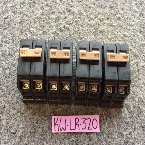 NEW OLD STOCK - NOS Cutler Hammer CH250 Circuit Breaker 50A 2P 120/240 ...
