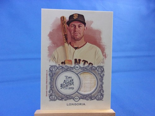 Topps Allen & Ginter 2019 Relic Jersey Evan Longoria | eBay