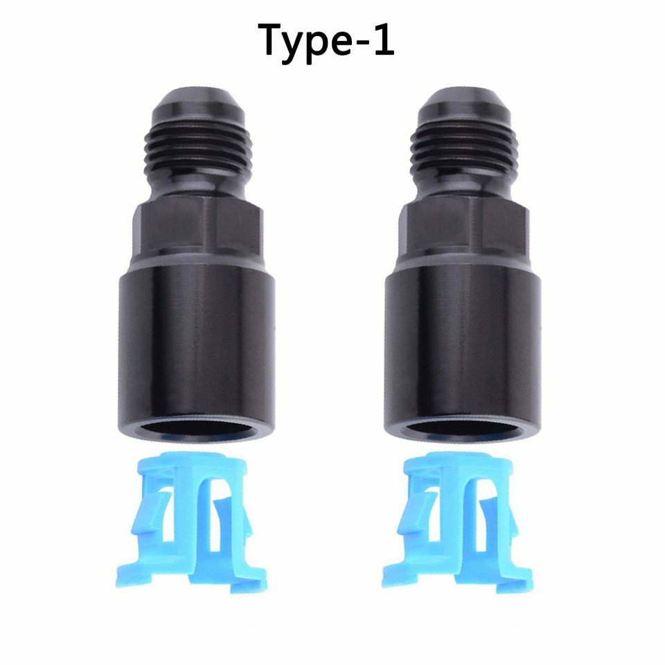 GM LS LS1 LS3 -6AN to 3/8” Hose Quick Connect Fuel Rail Line Adapter ...