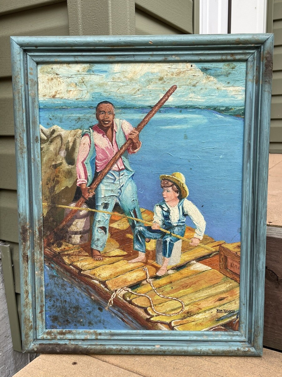 Huckleberry Finn Painting