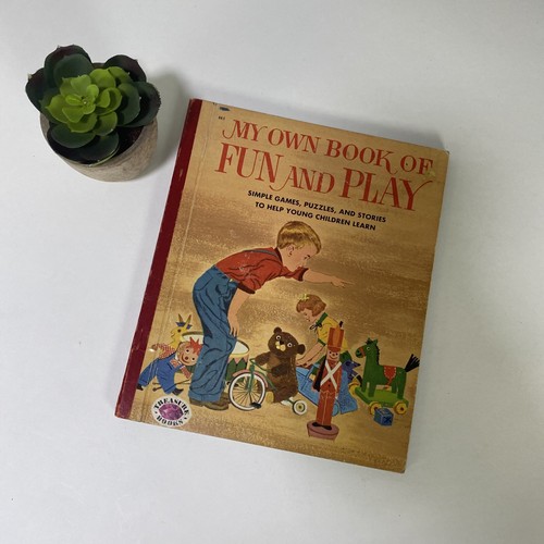 My Own Book Of Fun And Play, A Treasure Book,1954 (VINTAGE Children's ...