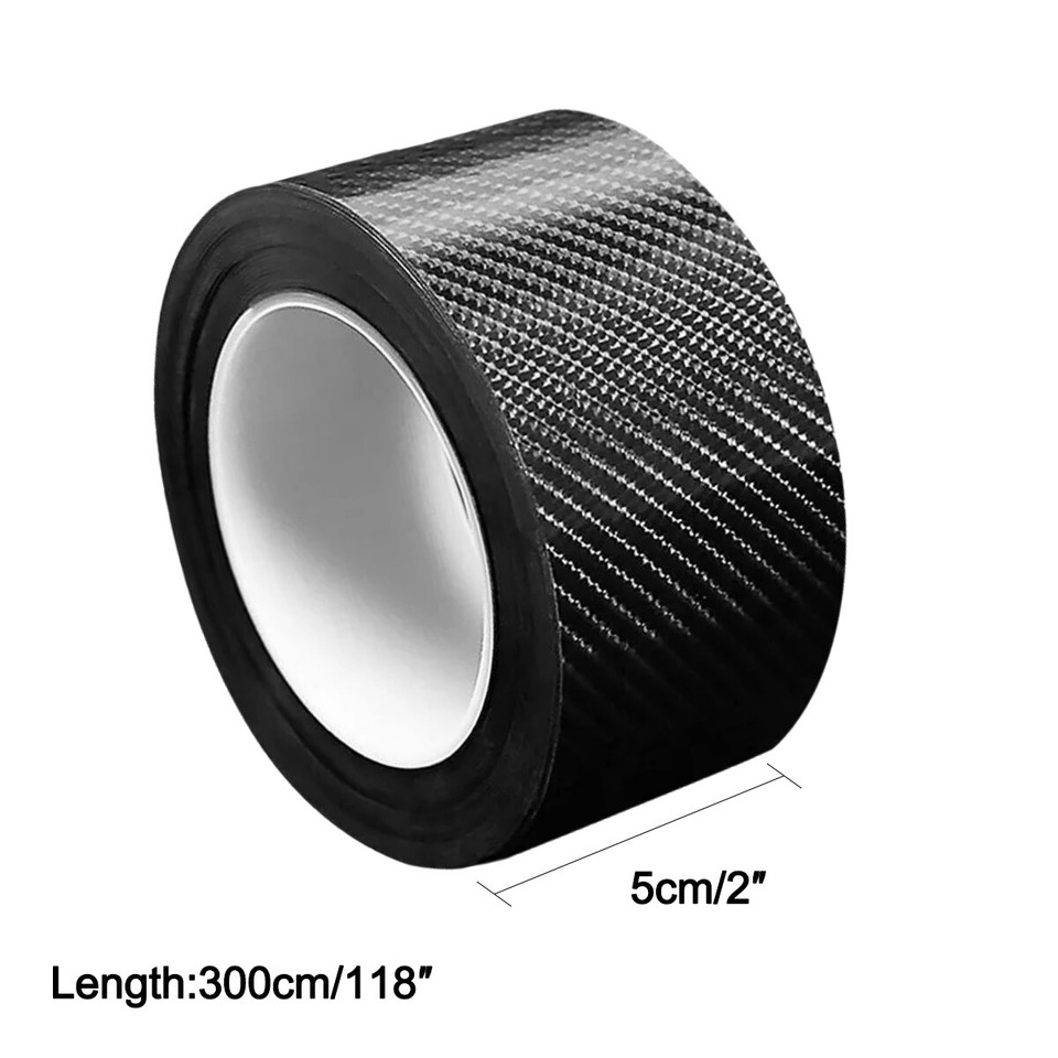 5cm*3m Carbon Fiber Car Sticker Door Sill Scuff Anti Scratch Tape ...
