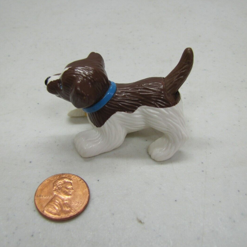 Mattel Barbie BROWN & WHITE DOG Doggie Park Playset Animal Pet Blue ...