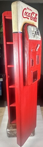 Coca-Cola Replica Wooden Storage Shelf Cabinet - Wood Coca-Cola Vending ...