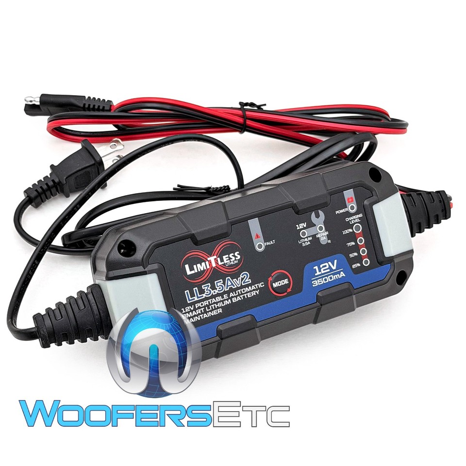 OPEN BOX LIMITLESS LITHIUM NANO HD BATTERY 3.5 AMP LIFEPO 4 SMART ...