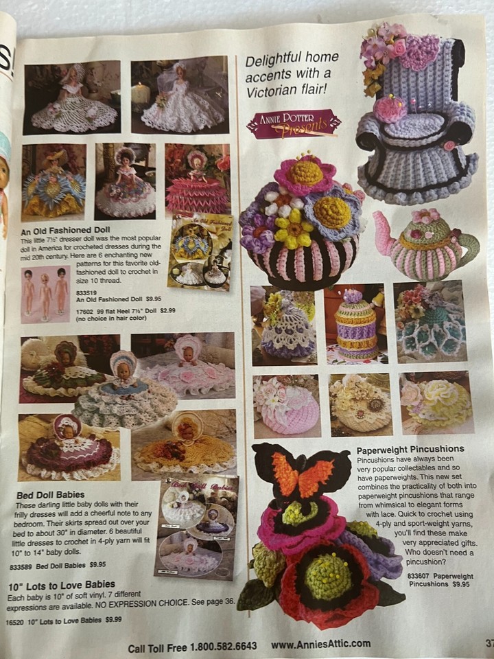 Vintage Fall 2005 Annie's Attic Magazine, Butterfly Loom Magic, Craft ...