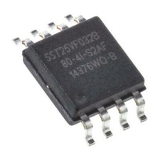 Microchip SST25VF080B-50-4C-QAF SPI 8Mbit Flash Memory 8ns 3V 8-Pin ...