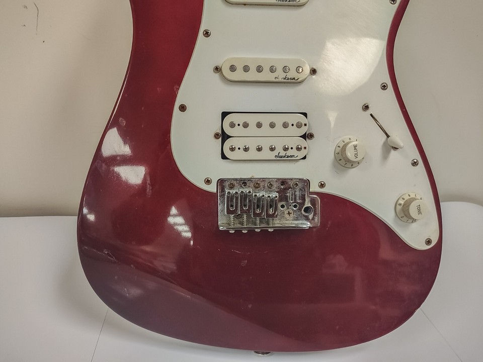 1990s - Parts AS-IS! - Jackson Charvel Red Super Strat Guitar | eBay