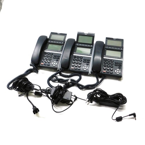 (Lot of 3) NEC DT830 ITZ-8LD-3(BK)TEL IP Business Telephones DESI-Less ...