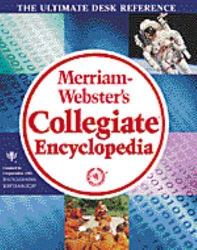 Merriam Webster's Collegiate Encyclopedia by Merriam-Webster ...