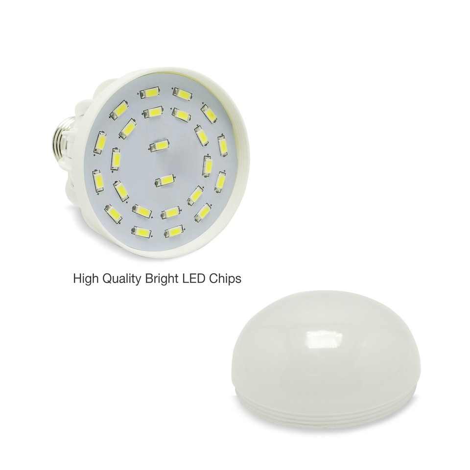 LSP [2-Pack] E26 Base, 12W LED Energy Saving Globe Spot Down Light Bulb ...