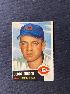 Beautiful pack 1953 Topps #47 Bubba Church EXMT | eBay