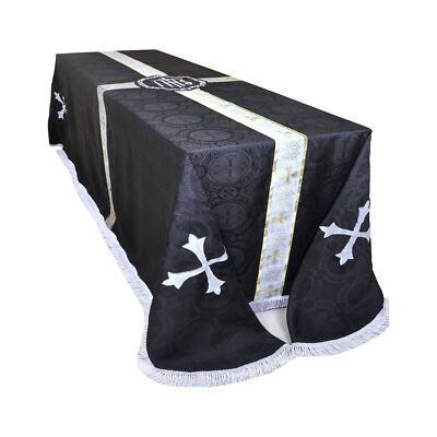 New Black Funeral Pall Size - 8'x12' Unlined Catholic Requiem mass ...