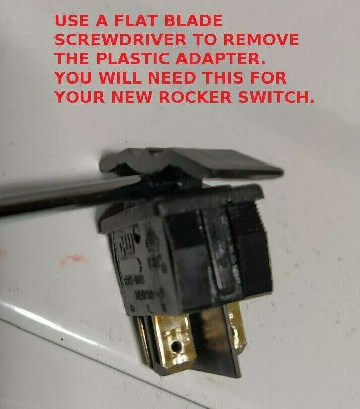 NEW Genuine ON/OFF Rocker Switch ShopVac Switch Underneath R/G Push ...