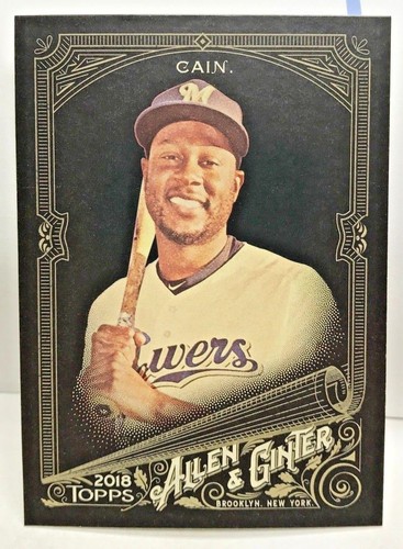 Lorenzo Cain 2018 Topps Allen & Ginter X Short Print SP #336 ...