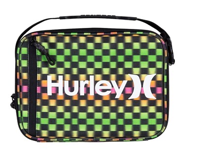HURLEY INSULATED KIDS ONE AND ONLY LUNCH BOX TOTE ZIPPERED VOLTAGE ...