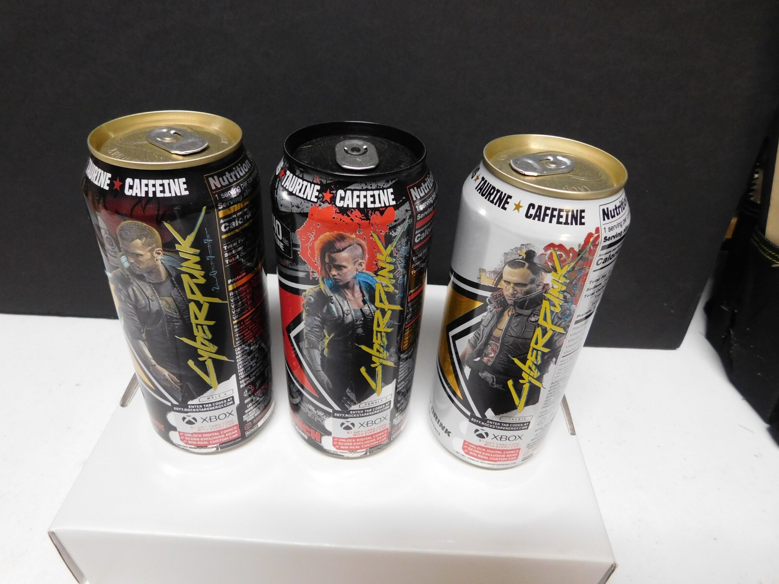 Cyberpunk Rockstar Collectible Cans-Full-Set of 3 X Box | eBay