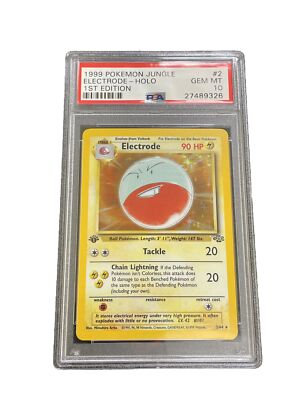 1999 Pokemon Jungle 1st Edition Holo Electrode #2 PSA 10 GEM MINT | eBay