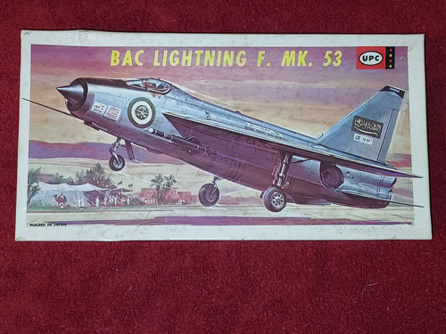 Vintage (50+ yrs old) UPC BAC Lightning F. Mk 53 (RAF or Royal Saudi ...